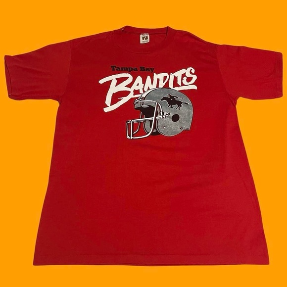 LOGO 7 | Shirts | Vintage 982 8s Usfl Football Tampa Florida Sports ...